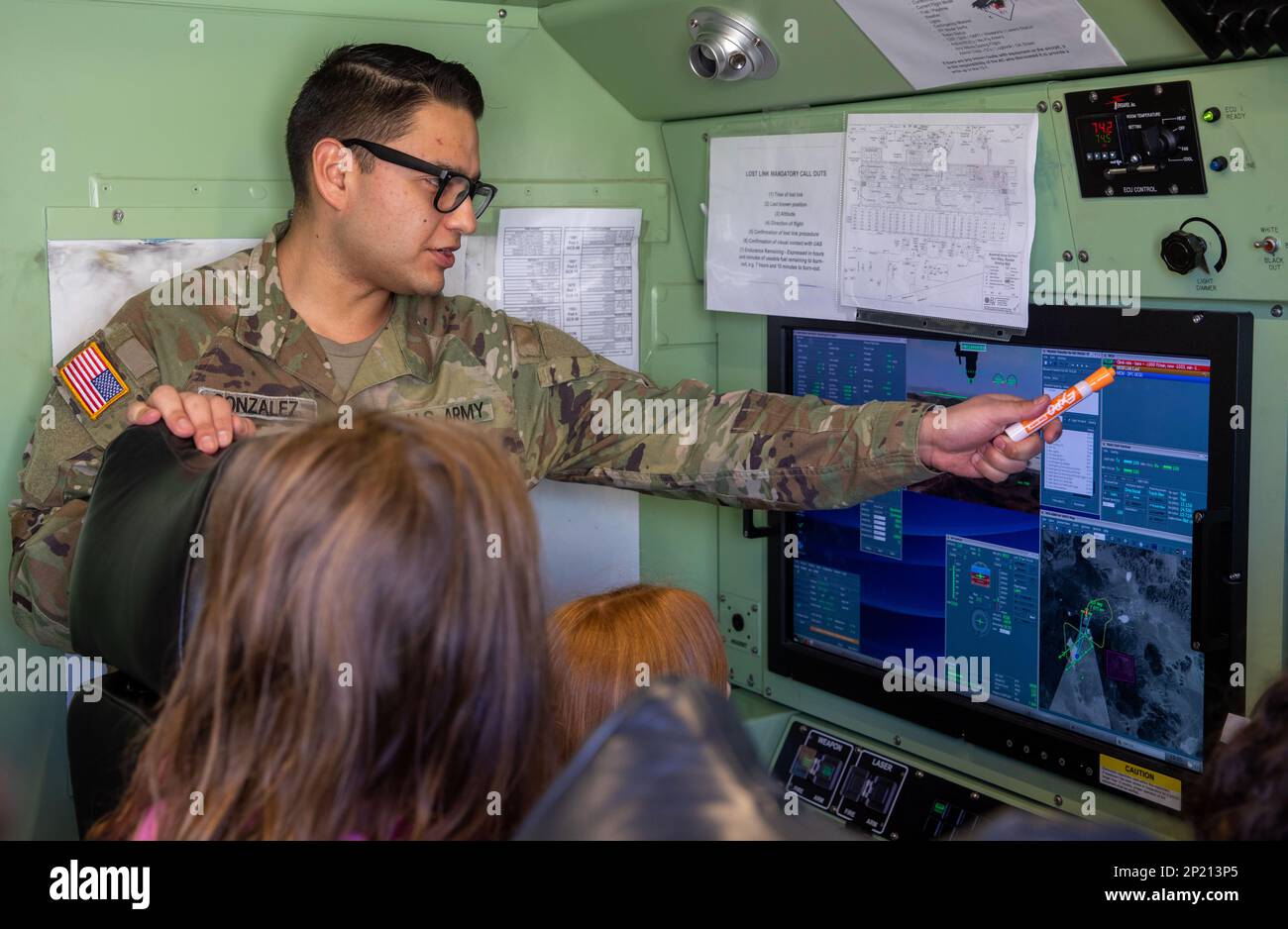 U.S. Army Spc. Daniel Gonzalez, an MQ-1C Gray Eagle operator, Fox ...