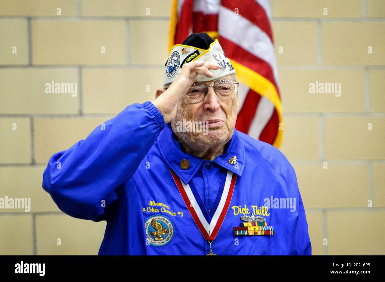 Guest speaker Richard Thill, Pearl Harbor survivor who served aboard ...