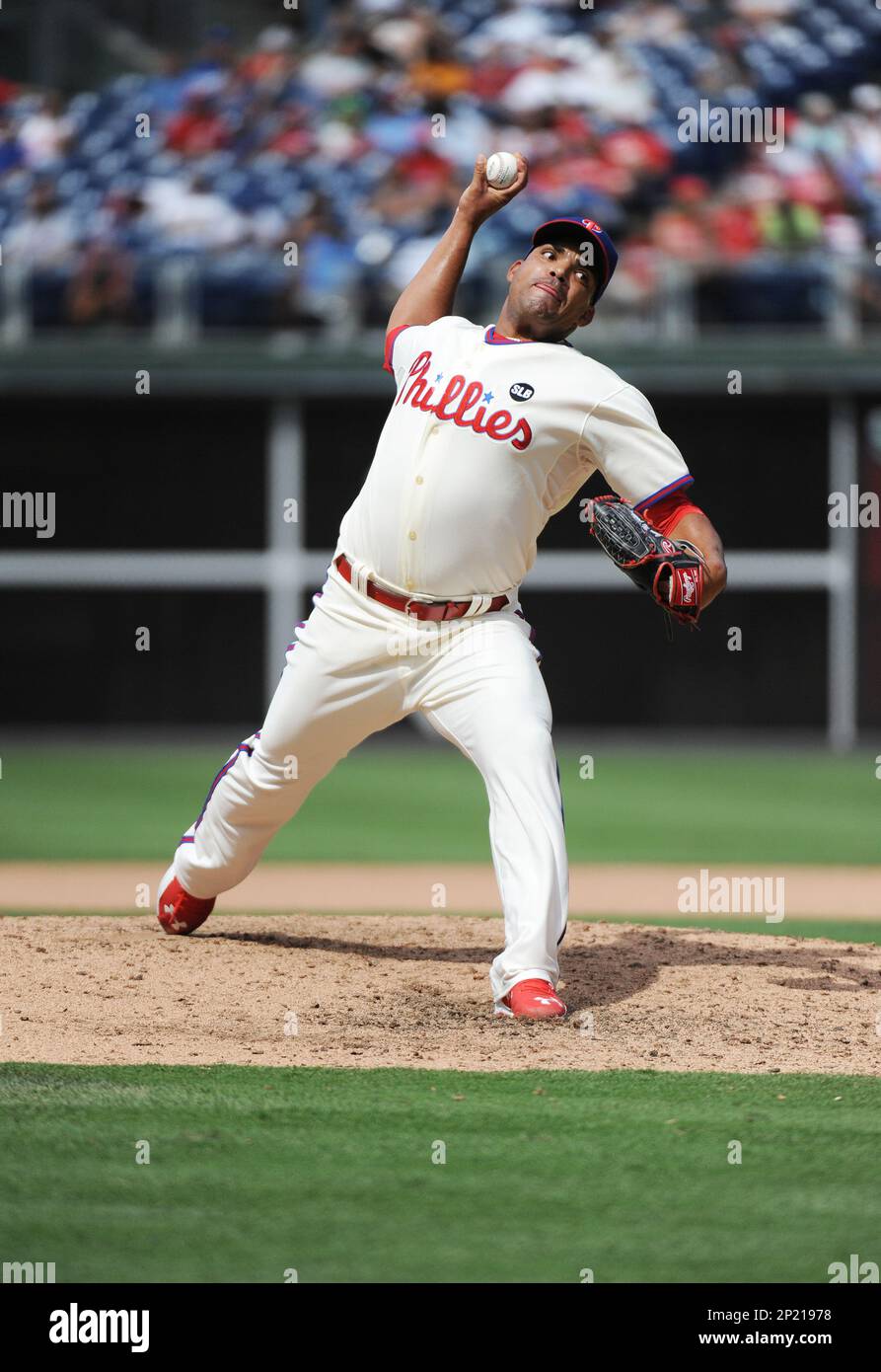 Philadelphia Phillies Pitcher Dalier Hinojosa (94) during game against ...