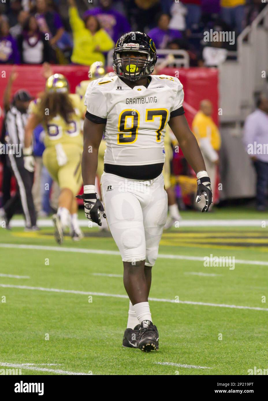 05 December 2015: Grambling State Tigers defensive lineman D'Angelo ...