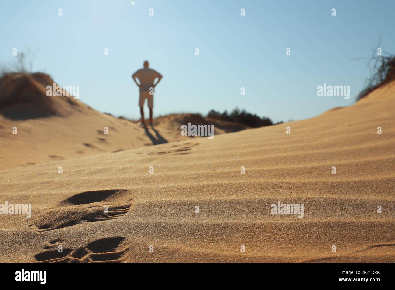 Man walking focus on dry hi-res stock photography and images - Alamy