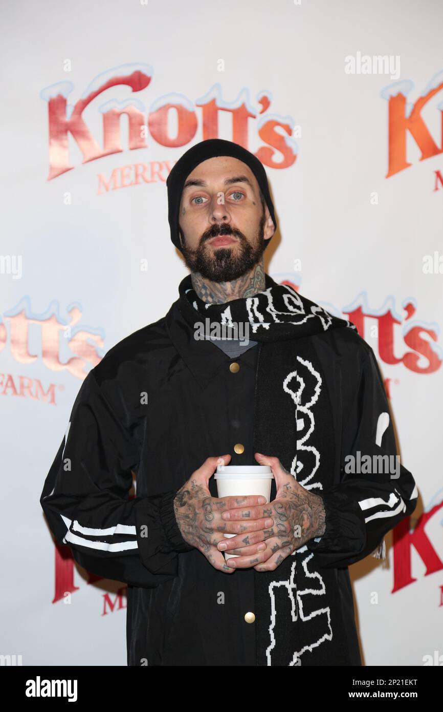 Photo by: JMA/STAR MAX/IPx12/5/15Travis Barker at The Knott's Berry ...