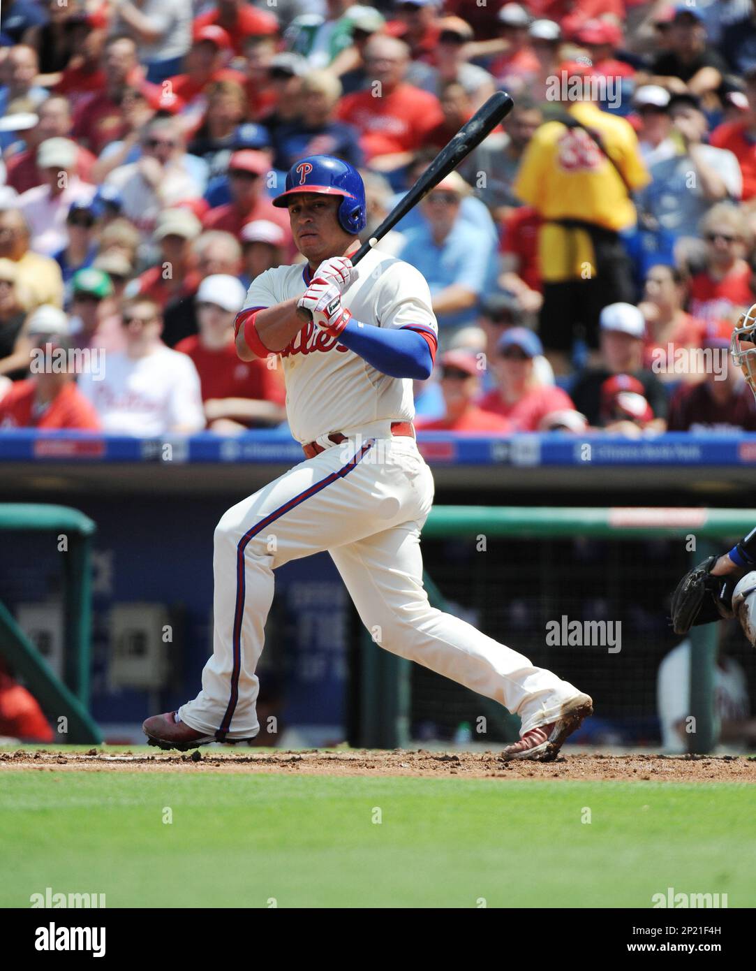 Philadelphia Phillies catcher Carlos Ruiz (51) during game against the ...