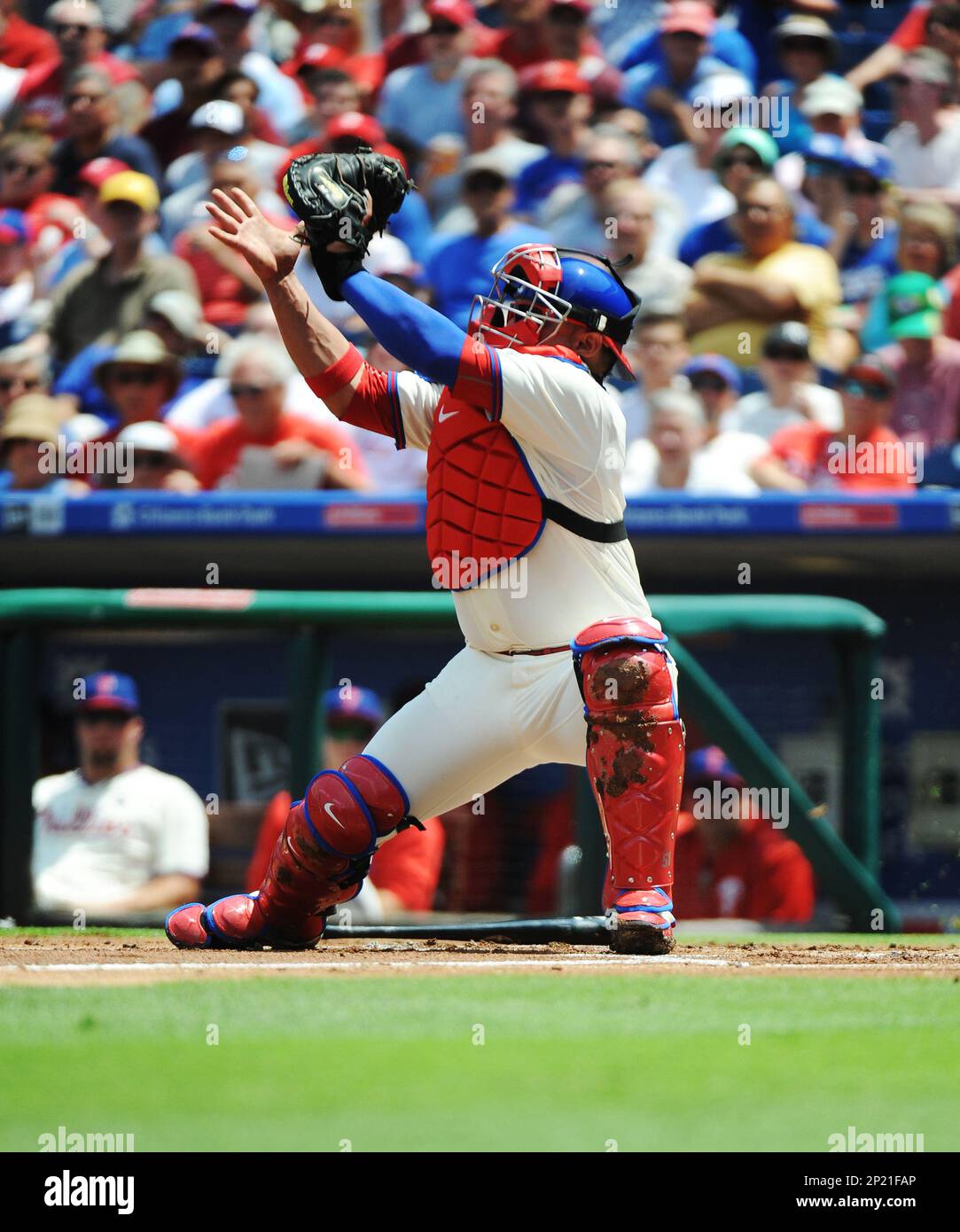 Philadelphia Phillies catcher Carlos Ruiz (51) during game against the ...