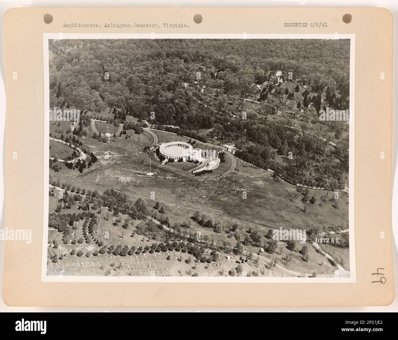 Aerial photograph of the arlington hi-res stock photography and images ...