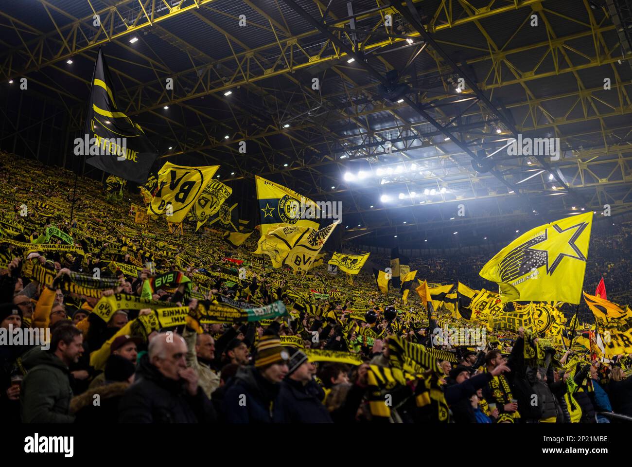 Dortmund, Germany. 3rd Mar, 2023. BVB Fans Borussia Dortmund - RB ...