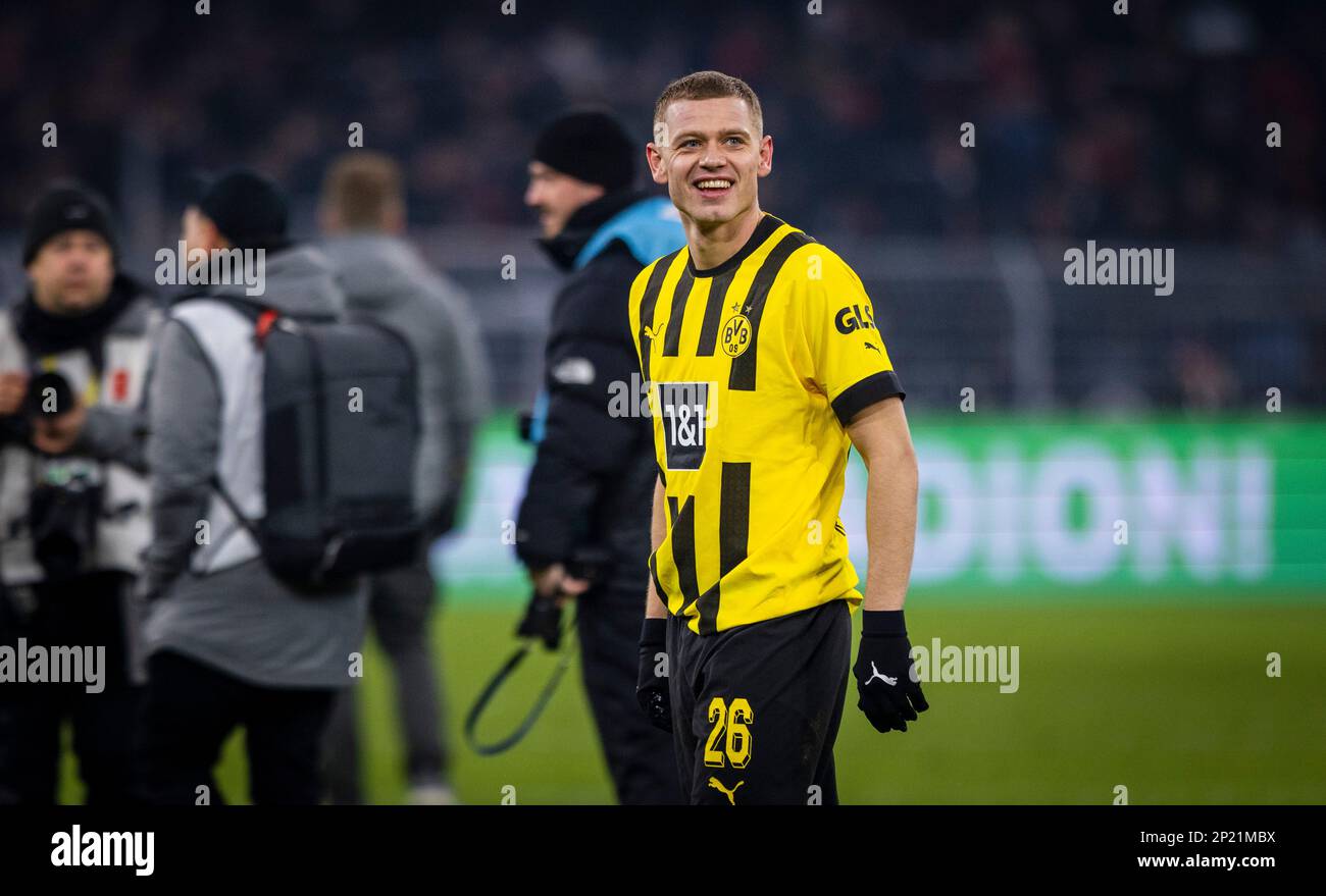 Dortmund, Germany. 3rd Mar, 2023. Julian Ryerson (BVB) Borussia ...