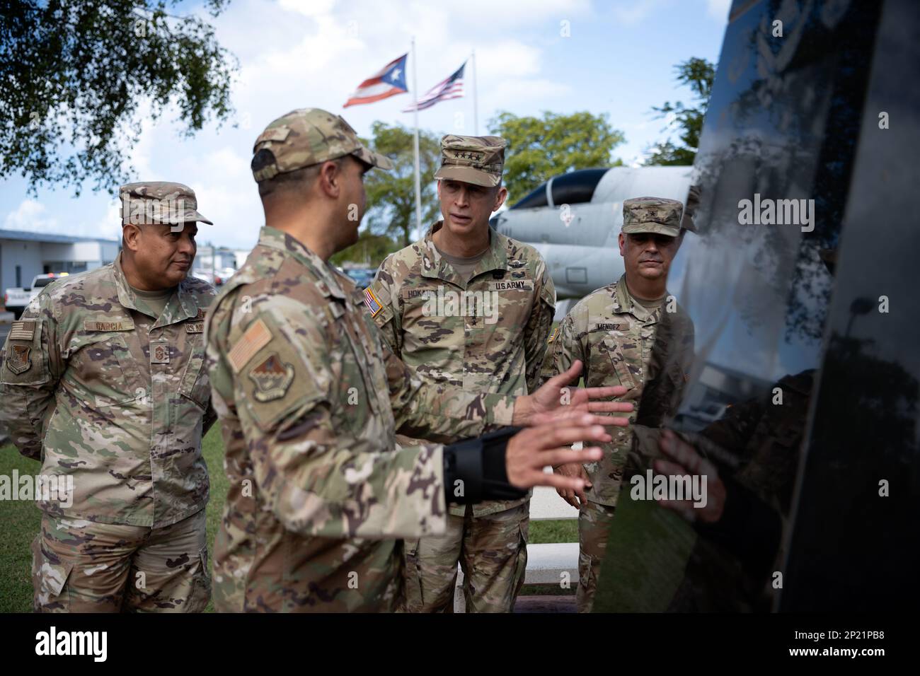 U.S. Air Force Col. Evaristo Orengo III., 156th Wing commander ...