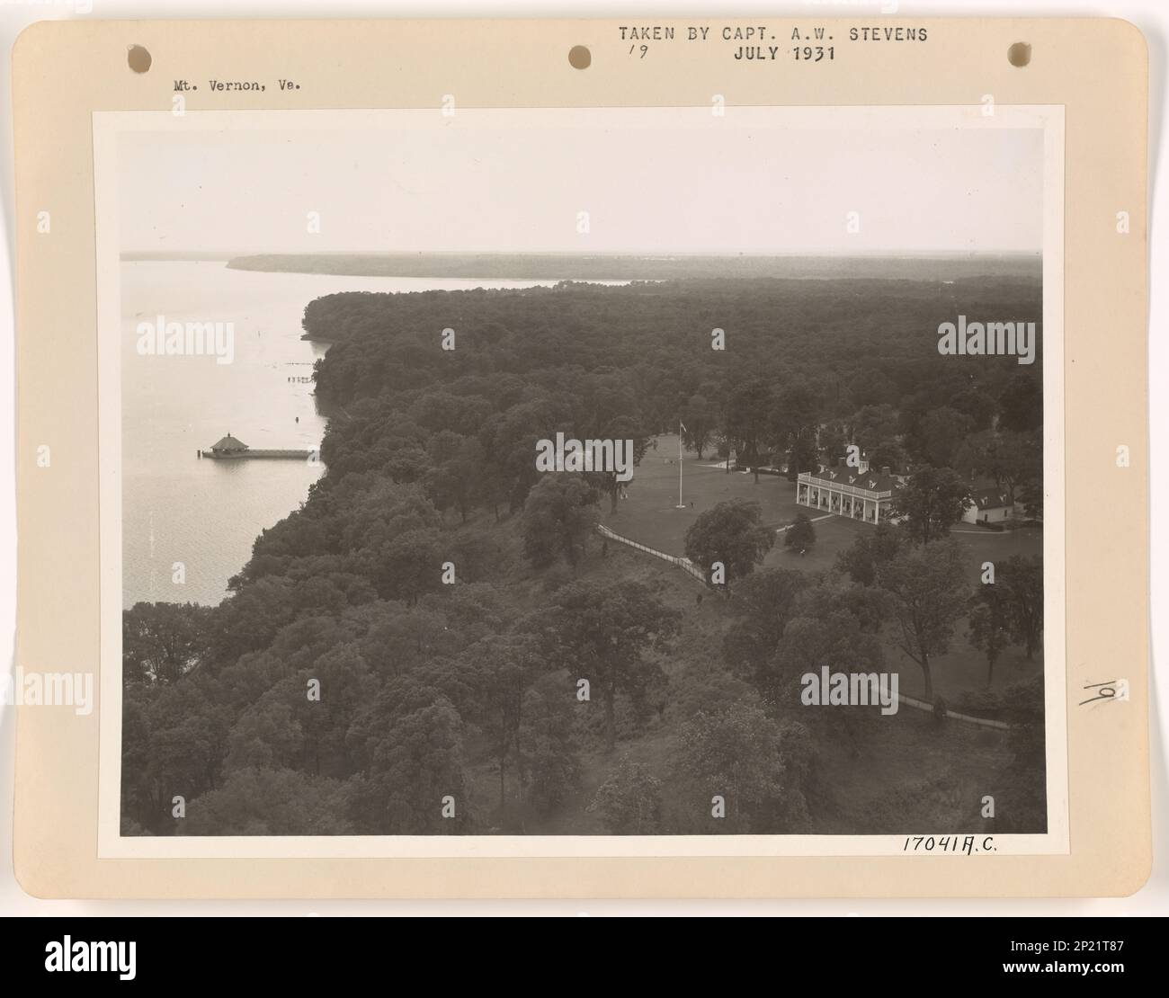 Mount vernon virginia aerial hi-res stock photography and images - Alamy