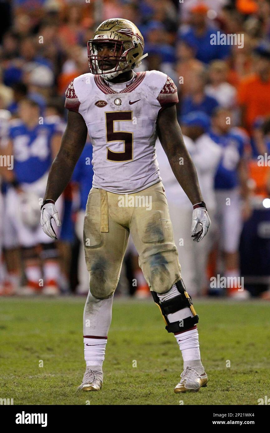 28 November 2015: Florida State Seminoles linebacker Reggie Northrup (5 ...