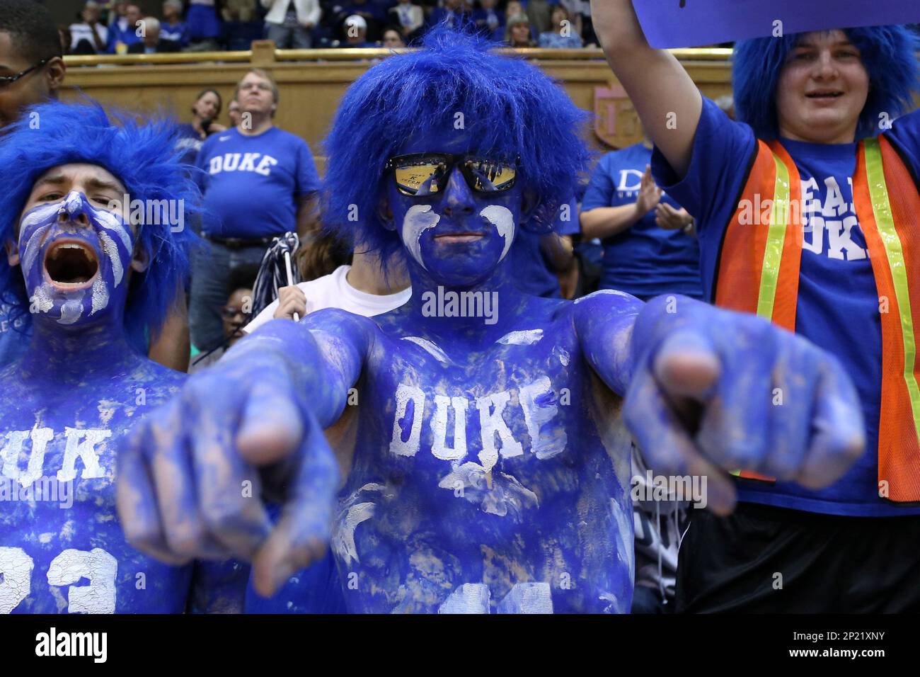 22 November 2015: Duke fans, also known as Cameron Crazies. The Duke ...
