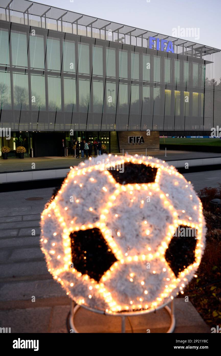 The FIFA Headquarter "Home of FIFA" photographed in Zurich, Switzerland ...