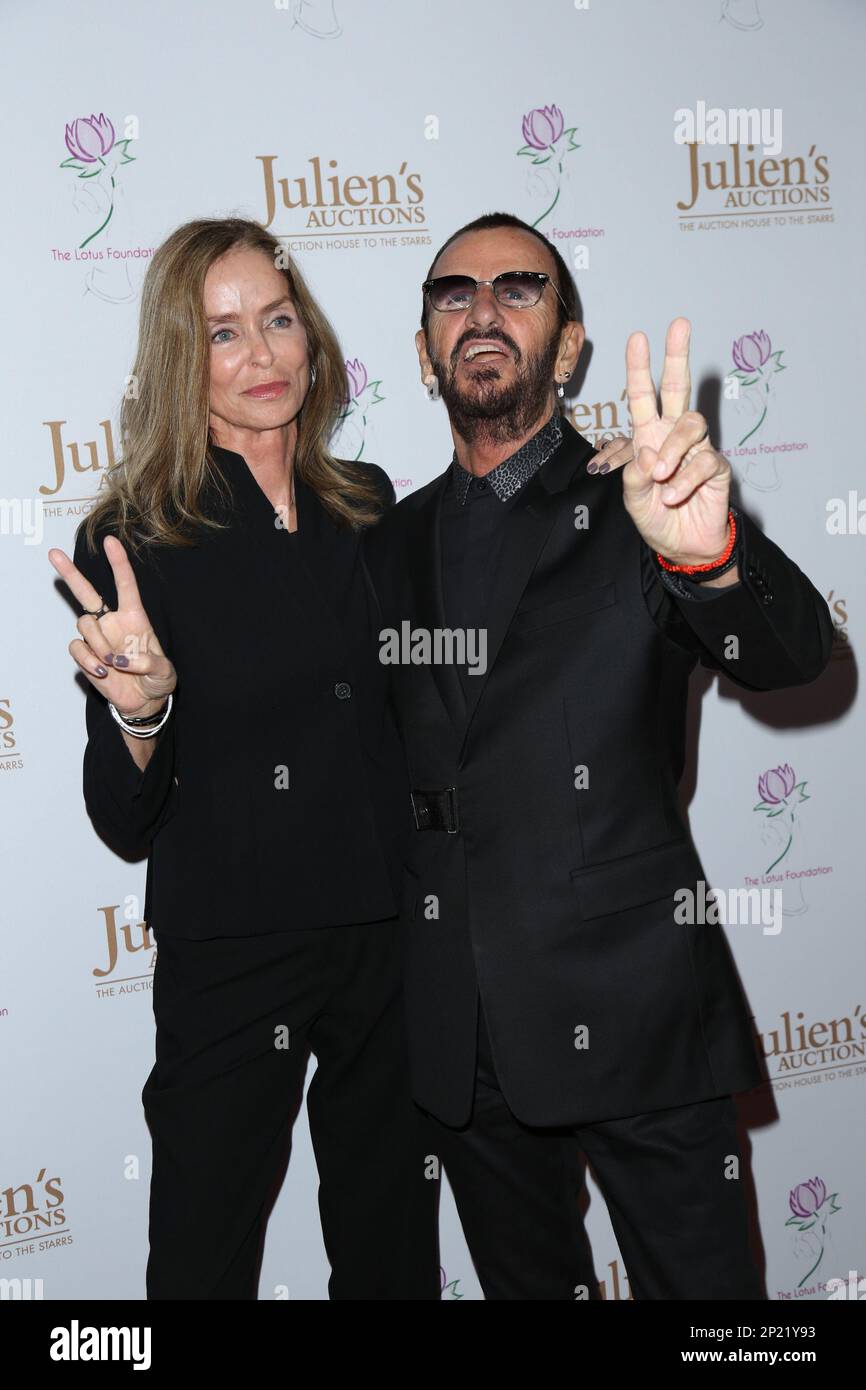 Photo by: JMA/STAR MAX/IPx12/1/15Ringo Starr and Barbara Bach at a ...