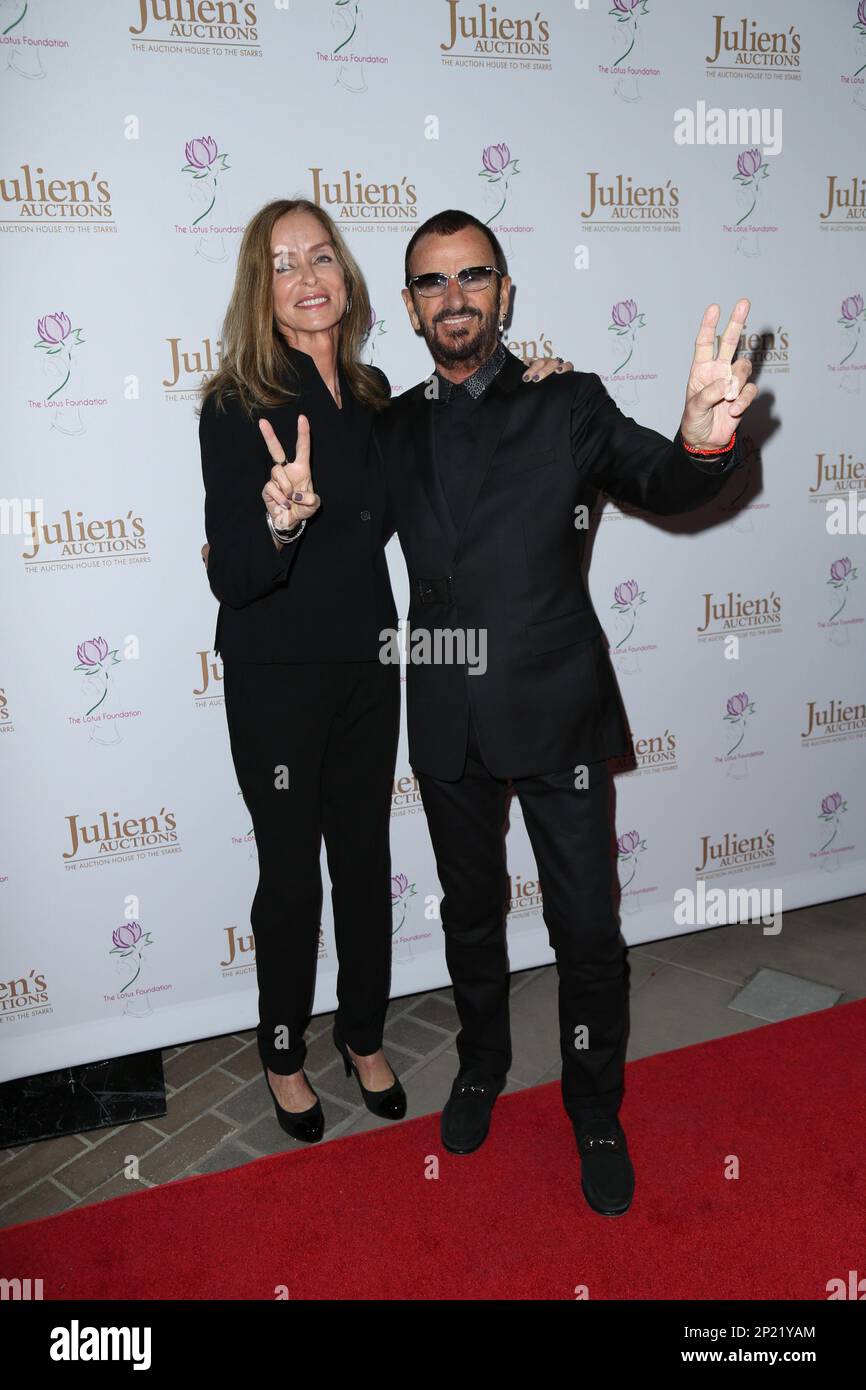 Photo by: JMA/STAR MAX/IPx12/1/15Ringo Starr and Barbara Bach at a ...