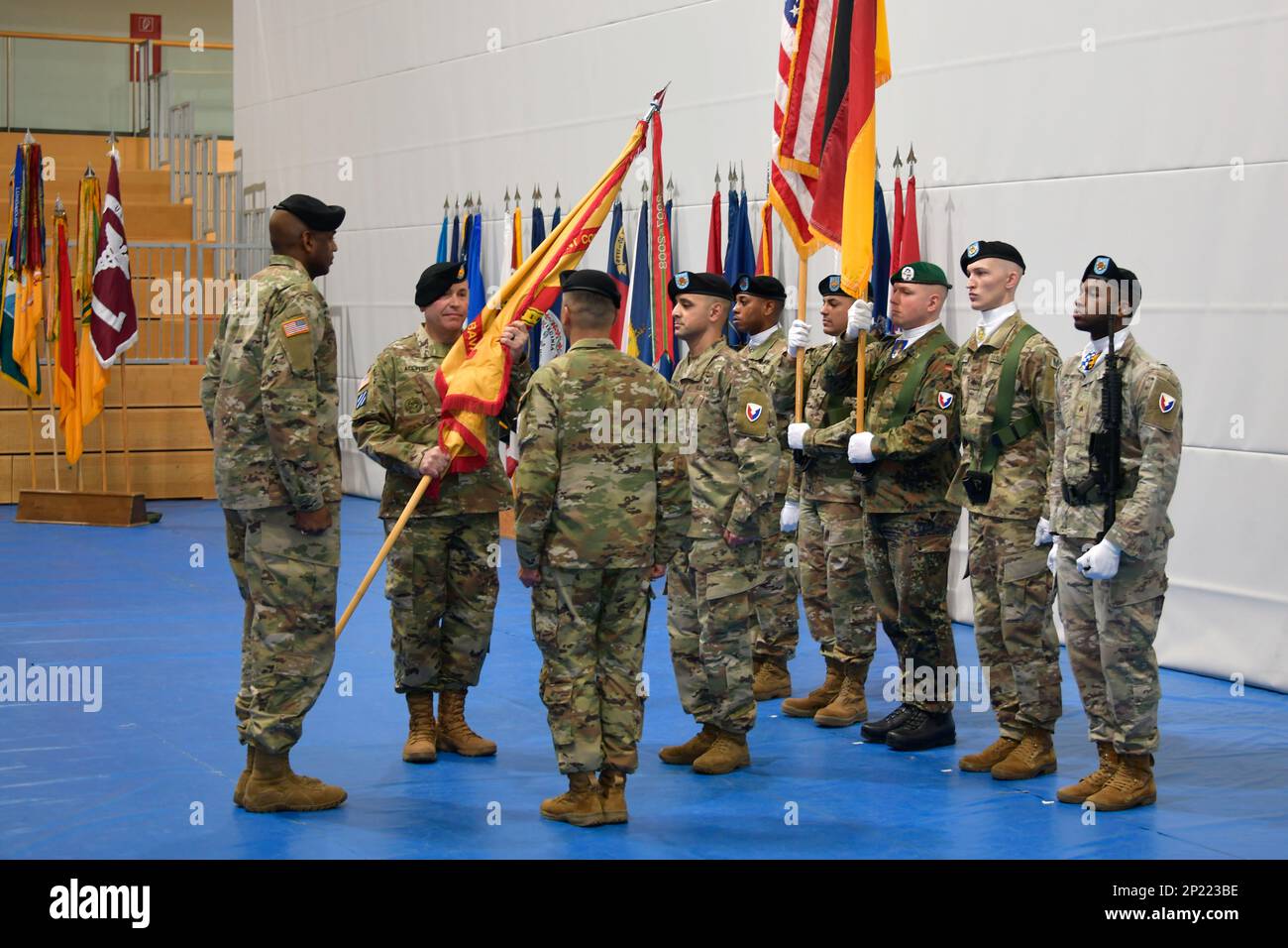 United States Army Garrison Bavaria incoming Command Sgt. Maj. Hermes F ...