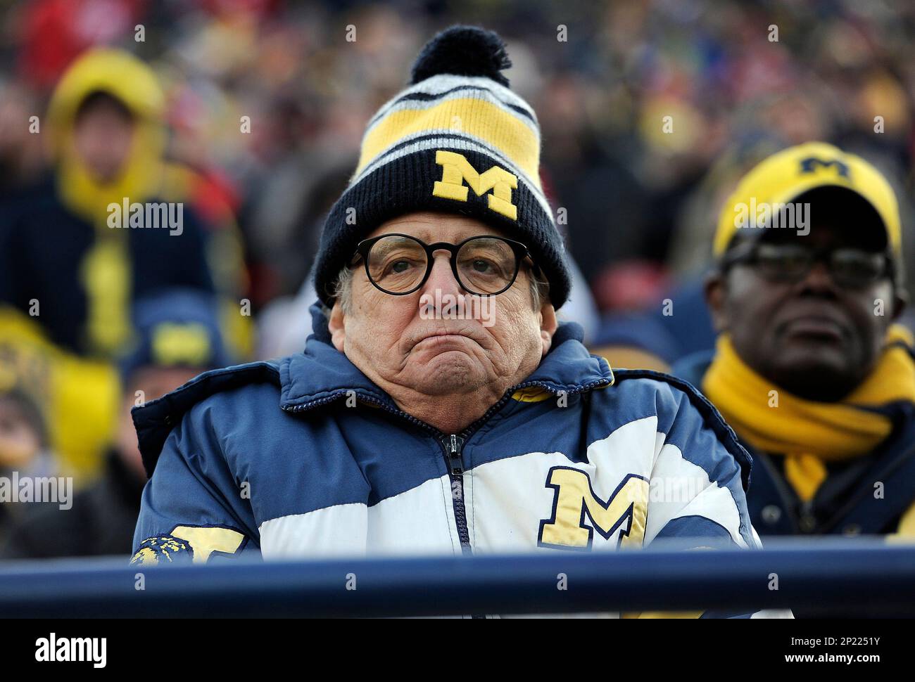 28 November 2015: Michigan fans have a tough time stomaching the 42-13 ...