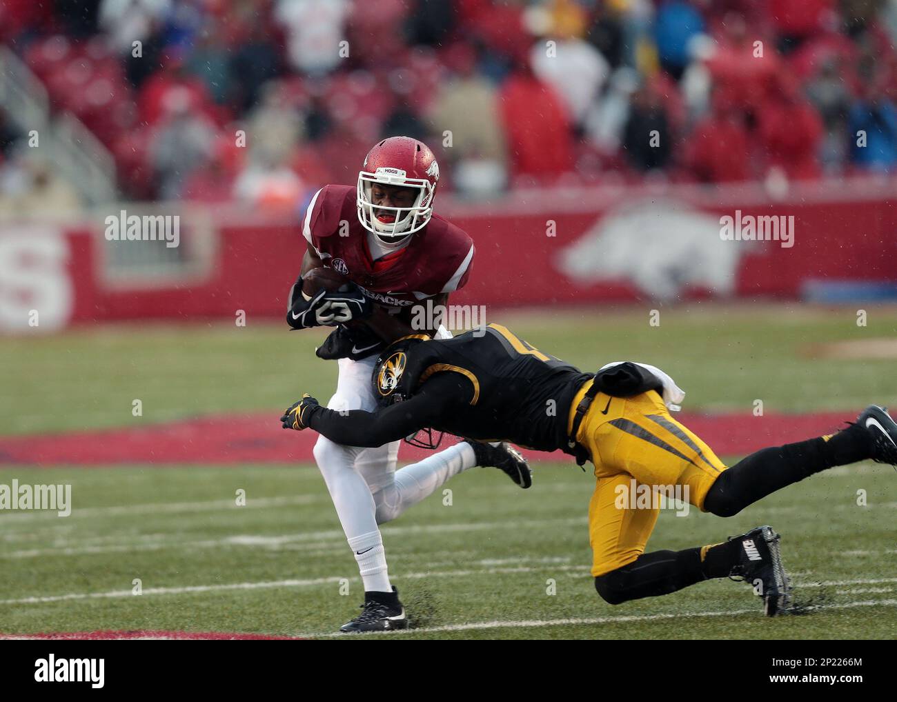 November 27, 2015: Arkansas Razorbacks wide receiver Dominique Reed (87 ...