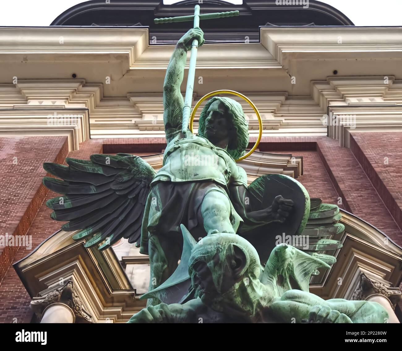 Archangels michael fighting hi-res stock photography and images - Alamy