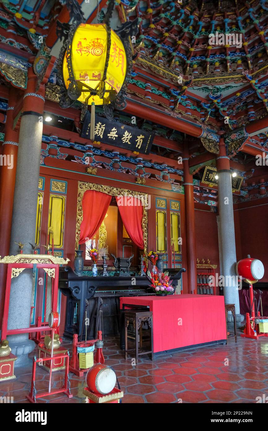 Taipei, Taiwan - January 25, 2023: The Taipei Confucius Temple is a ...