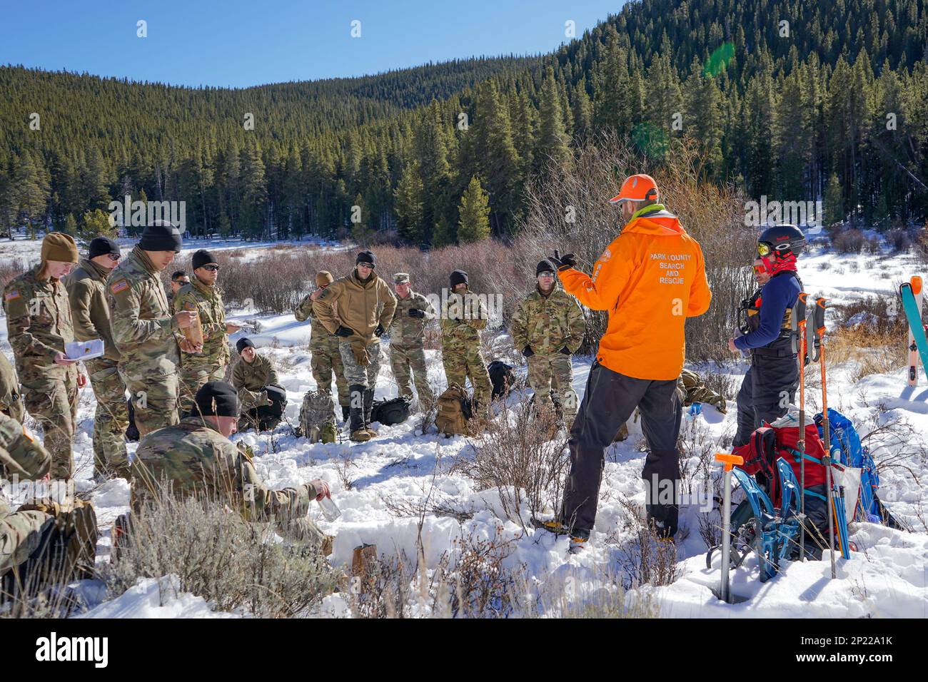 Members of the 220th Military Police Company, Colorado Army National ...