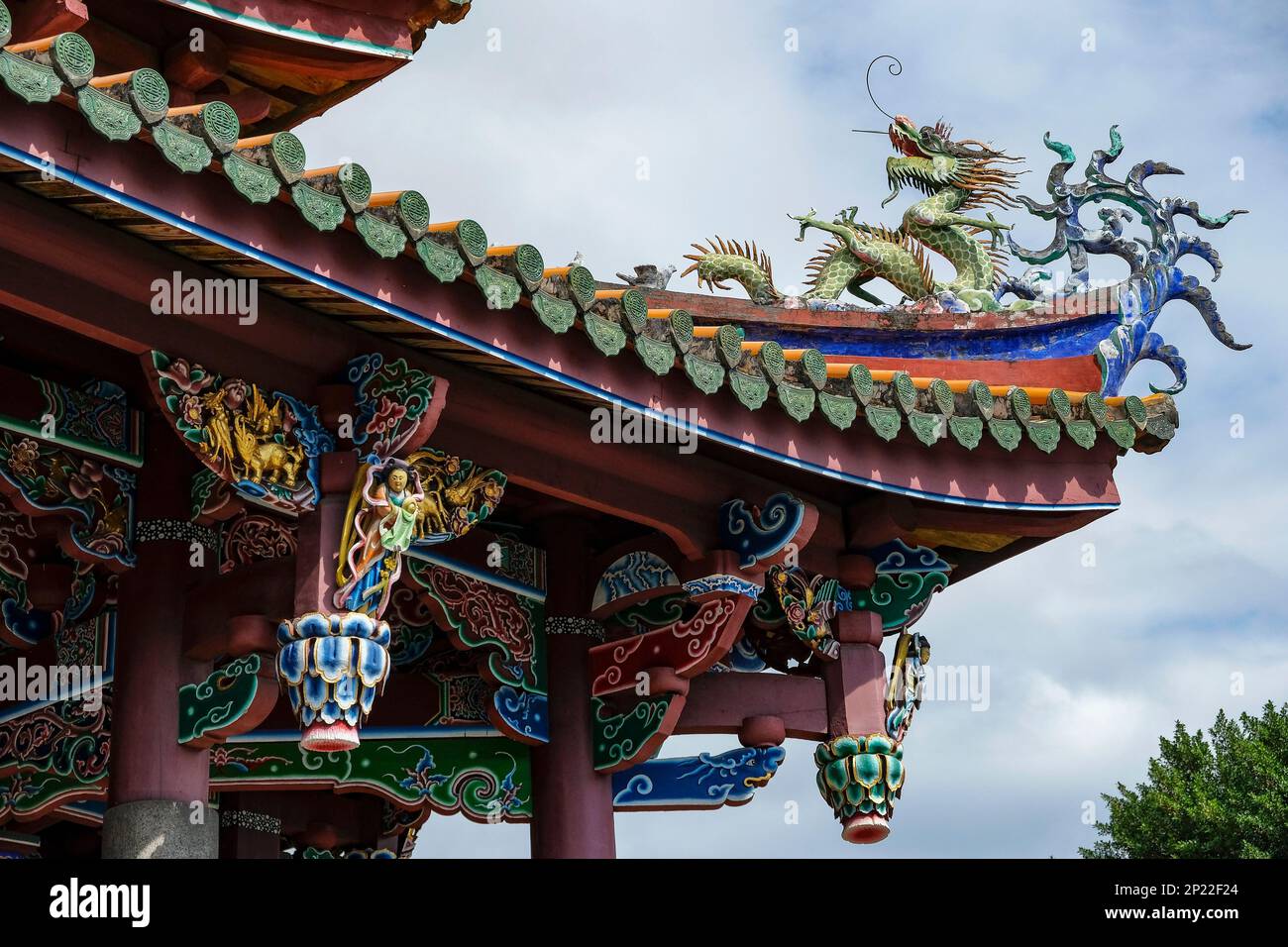 Taipei, Taiwan - January 25, 2023: The Taipei Confucius Temple is a ...