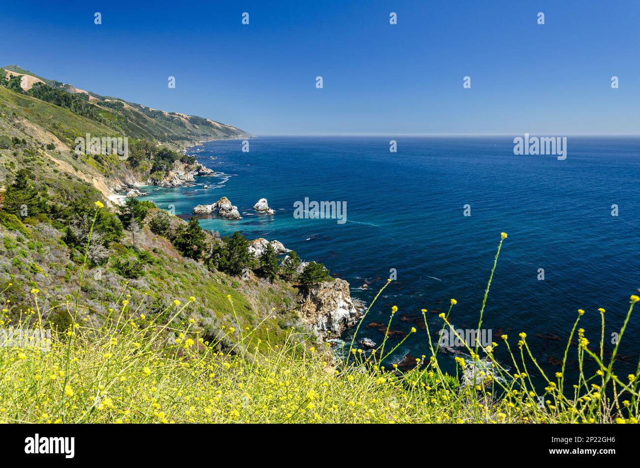 Seascape pacific ocean overview hi-res stock photography and images - Alamy