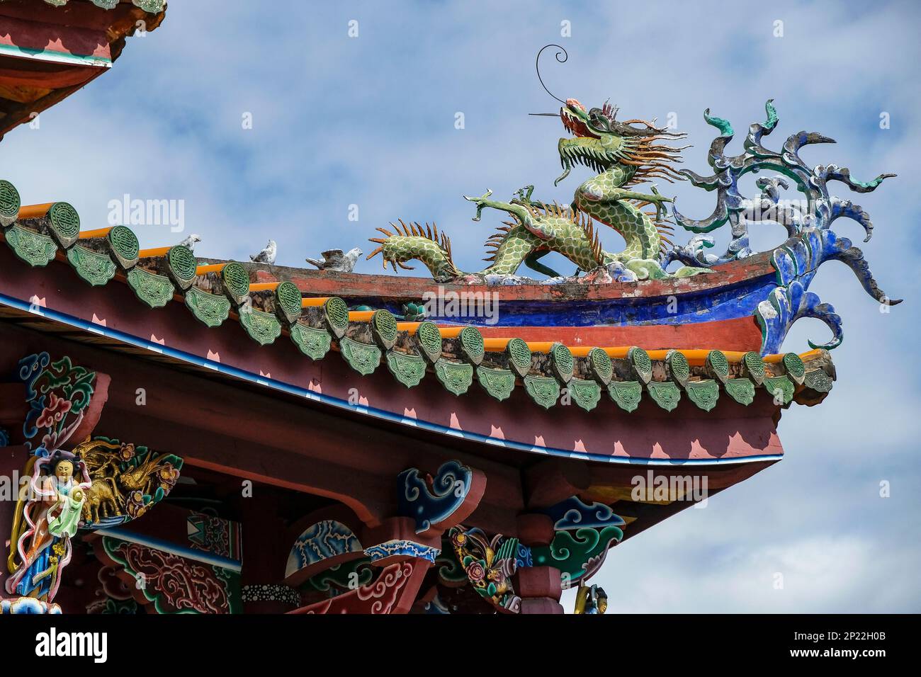 Taipei, Taiwan - January 25, 2023: The Taipei Confucius Temple is a ...