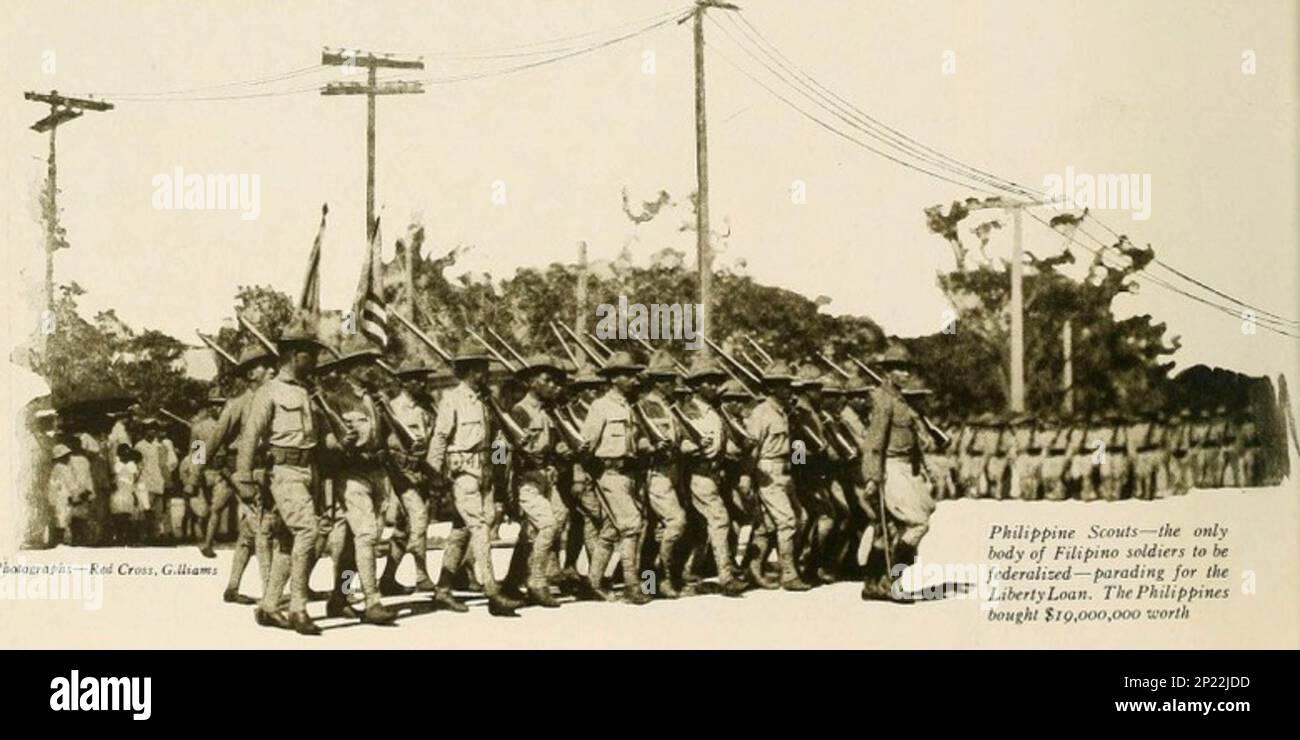 “The Philippine Scouts parading” Stock Photo - Alamy