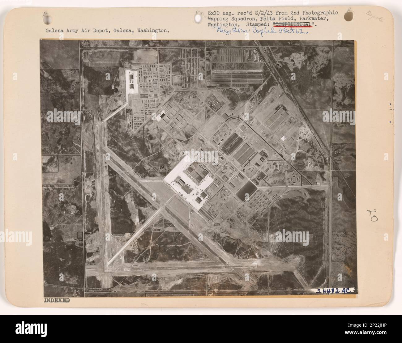 Washington - Montesano through Capehorn, Aerial Photograph Stock Photo ...