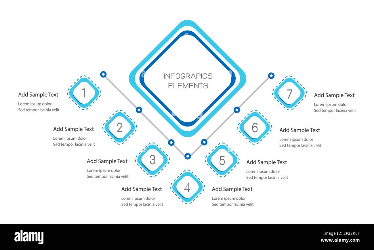Infographic Template Showcases Abstract Chart Elements with Labels and ...