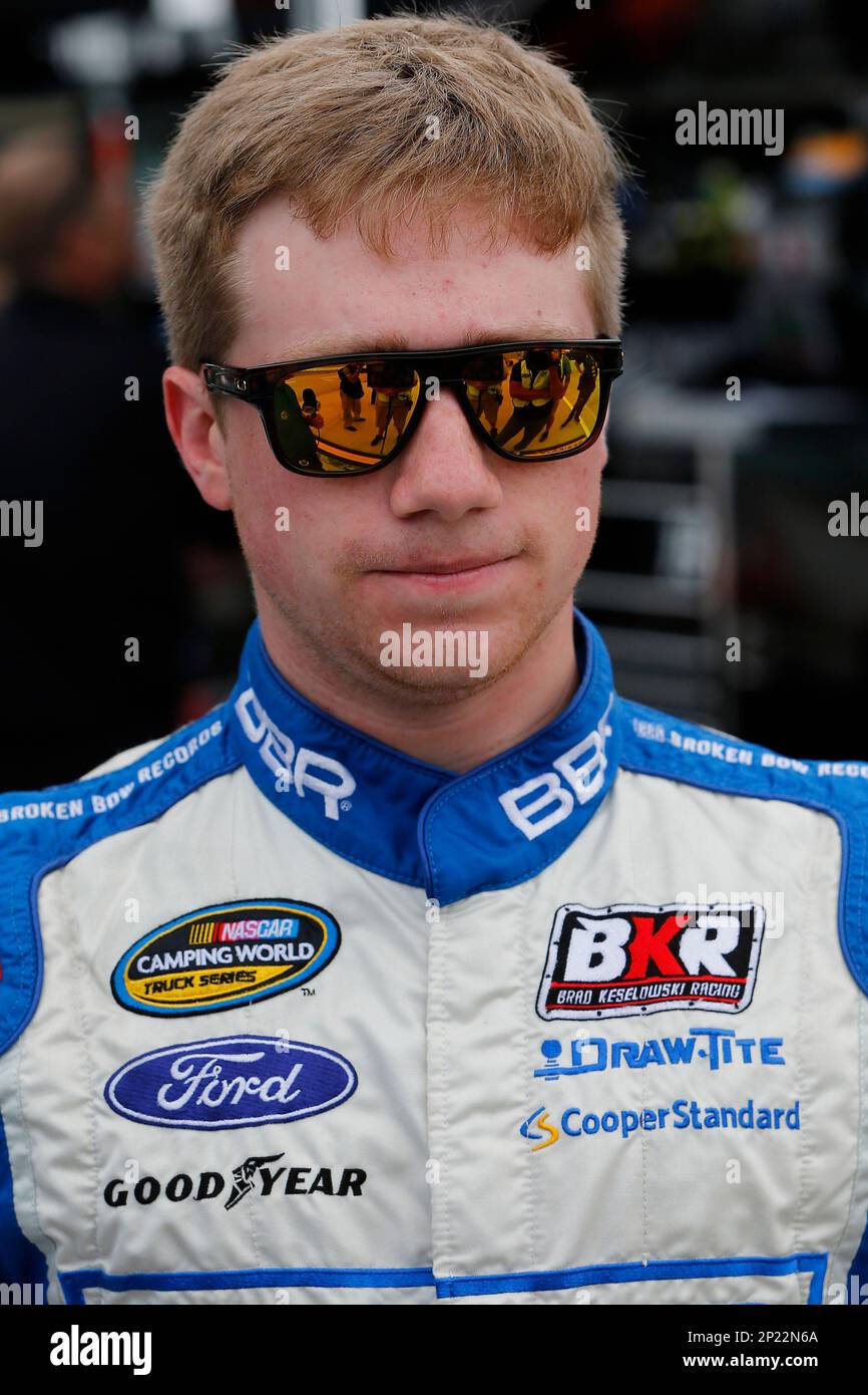 Tyler Reddick during practice for the NASCAR Truck Series Ford EcoBoost ...
