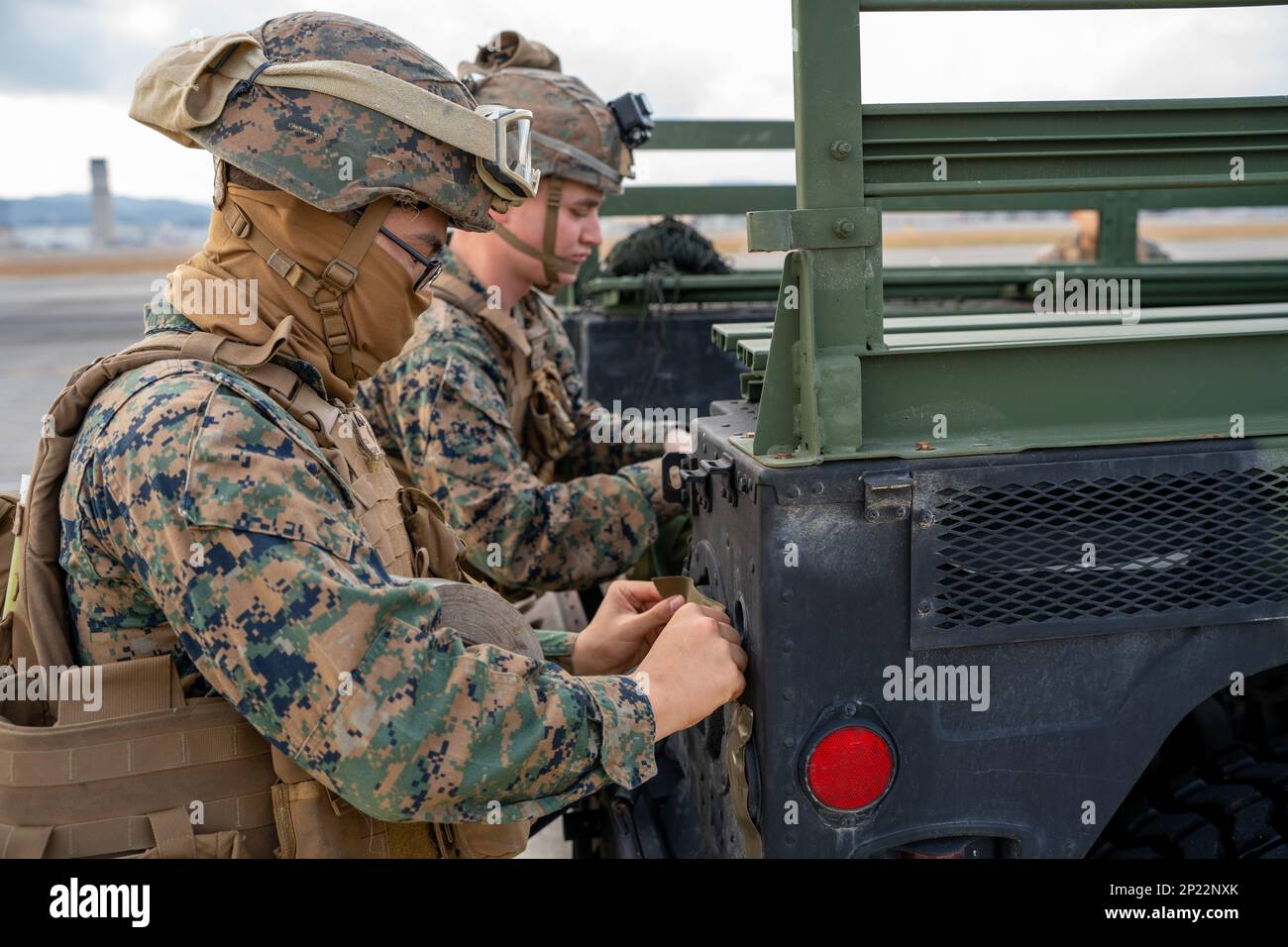 U.S. Marines with Combat Logistics Battalion 31, 31st Marine ...
