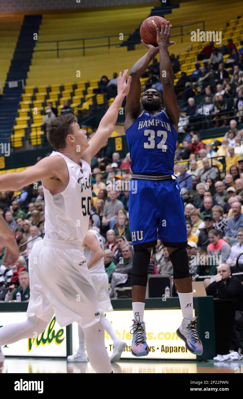 Nov. 25, 2015 - Williamsburg, VA, USA - 20151125 - Hampton forward ...