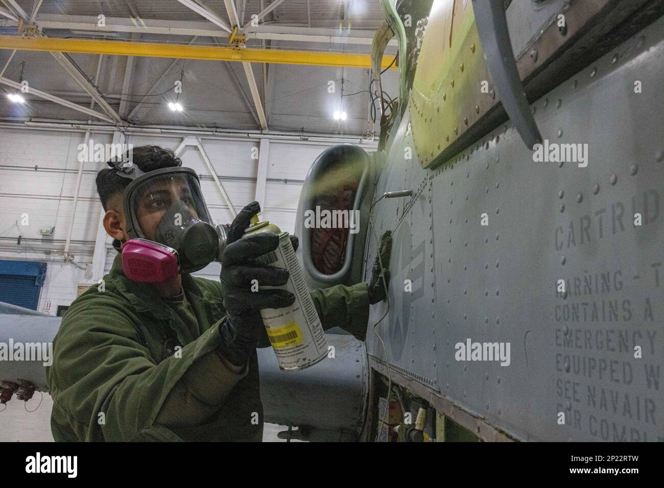 U.S. Marine Corps Lance Cpl. Eddie Reynoso, a helicopter airframe ...
