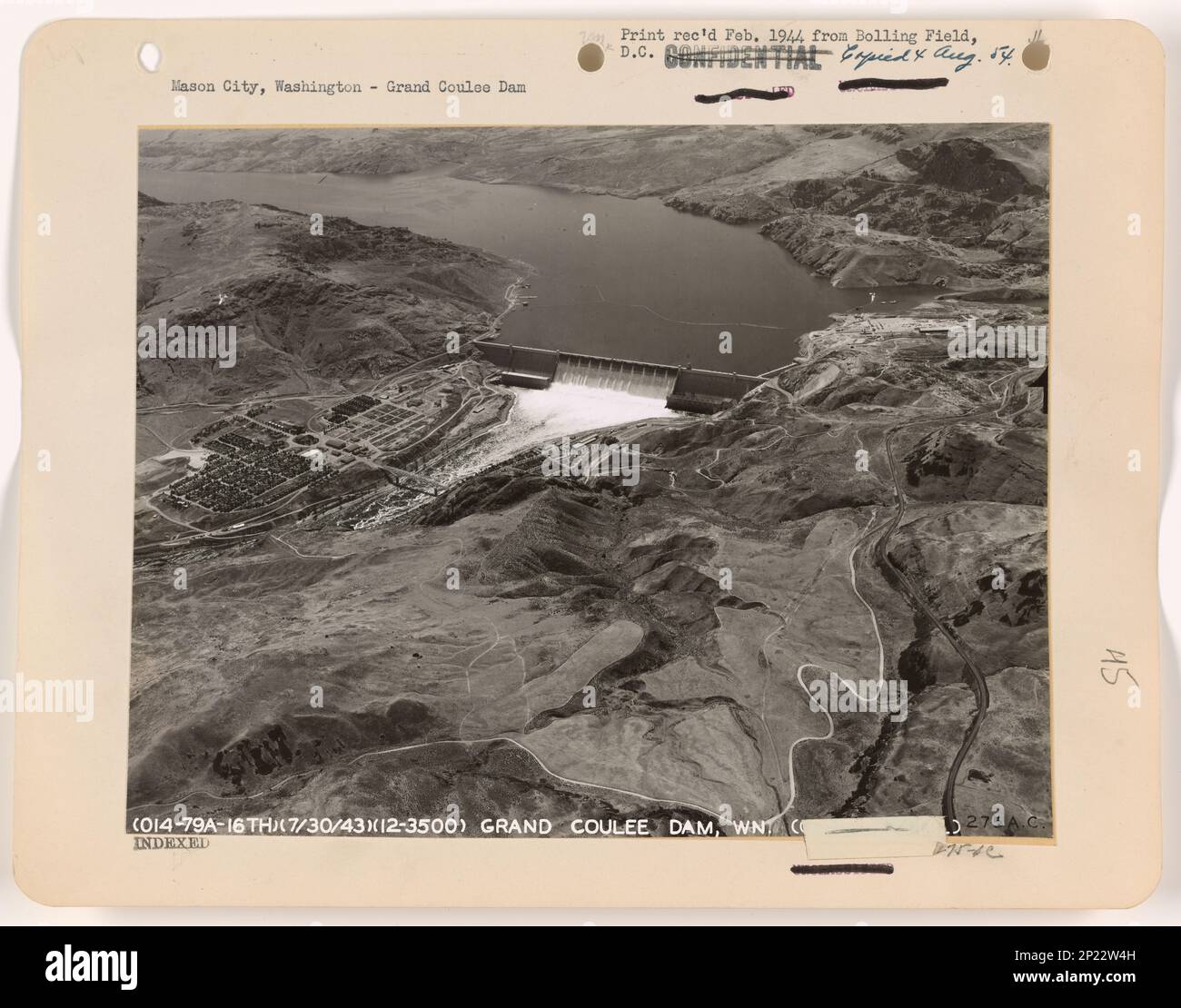 Grand coulee dam aerial hi-res stock photography and images - Alamy