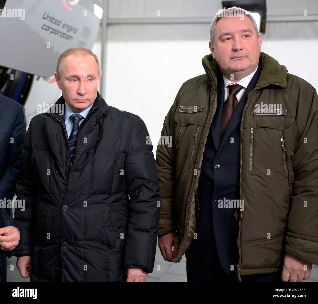 Russian President Vladimir Putin and first deputy premier Dmitry ...