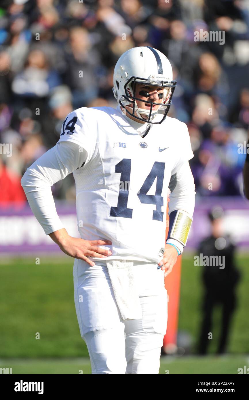 Penn State Nittany Lions Christian Hackenberg (14) during a game ...