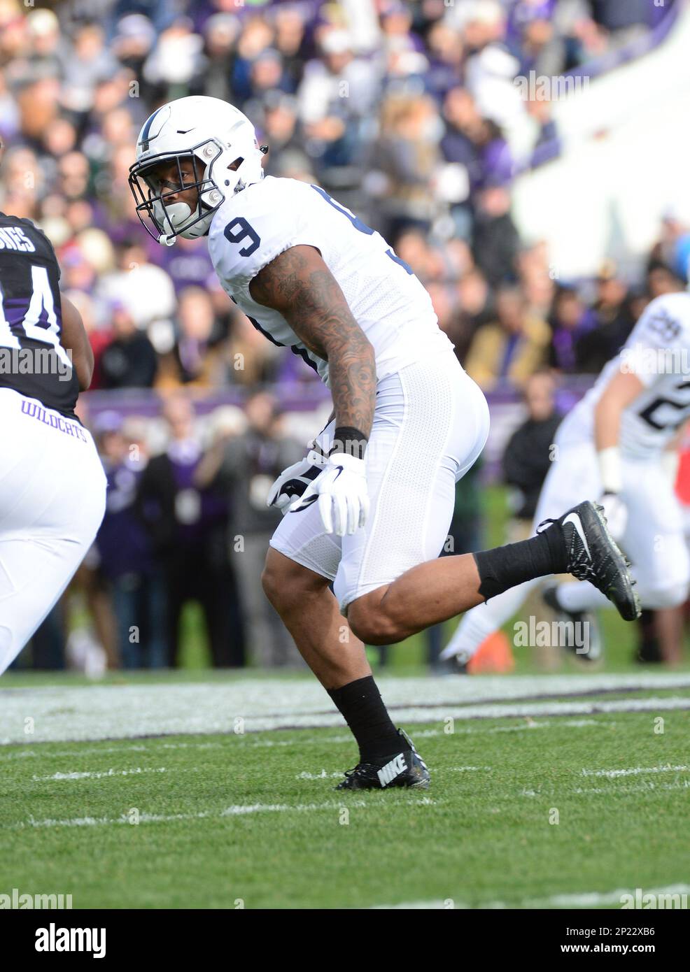 Penn State Nittany Lions Jordan Lucas (9) during a game against the ...