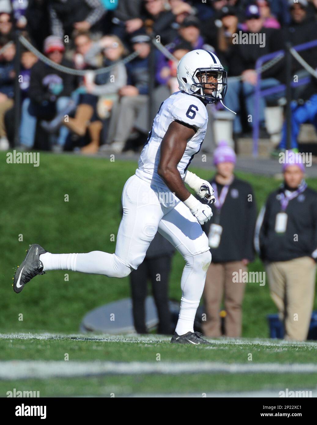 Penn State Nittany Lions Malik Golden (6) during a game against the ...