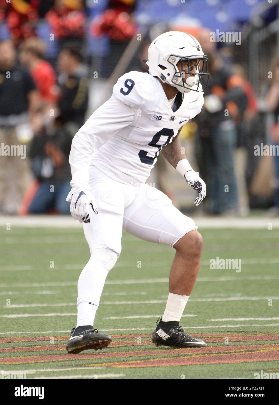 Penn State Nittany Lions Jordan Lucas (9) during a game against the ...