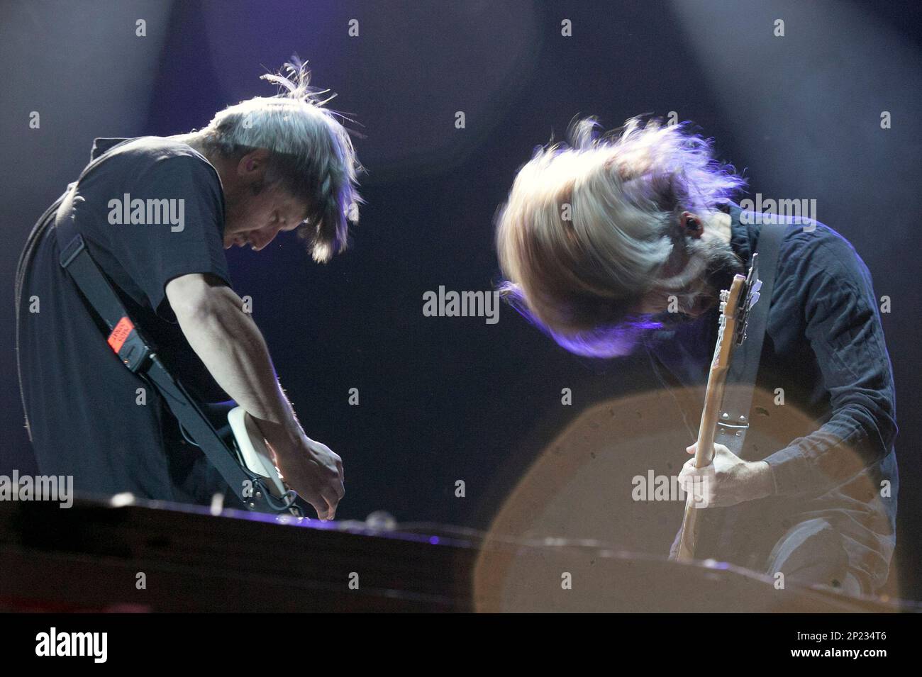 The Danish rock band Mew performs at the Corona Capital music festival ...