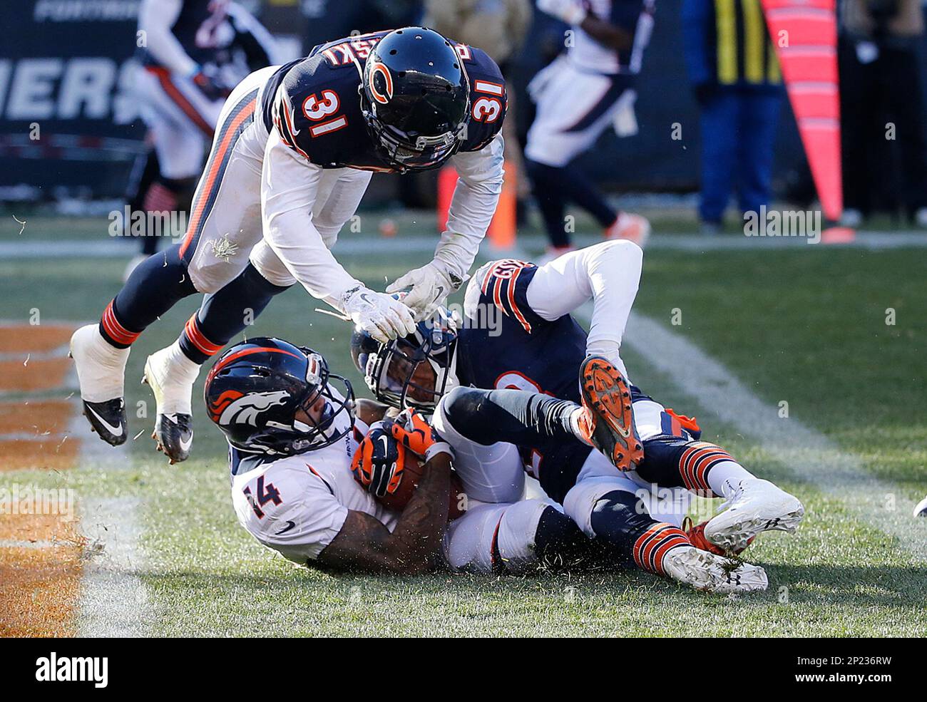 Denver Broncos wide receiver Cody Latimer (14) makes a touchdown ...