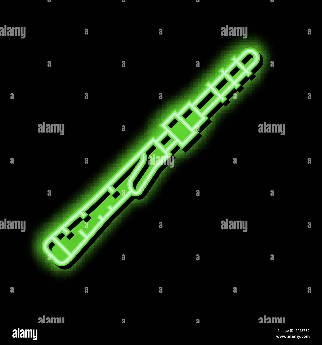 Glowing rods Stock Vector Images - Alamy