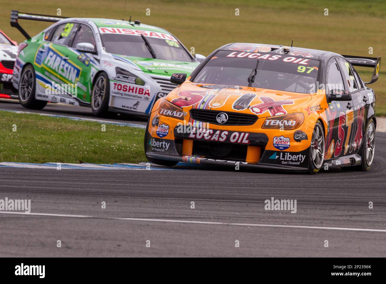 21 Nov 2015: Shane van Gisbergen (#97) of Team Darrell Lea STIX leading ...