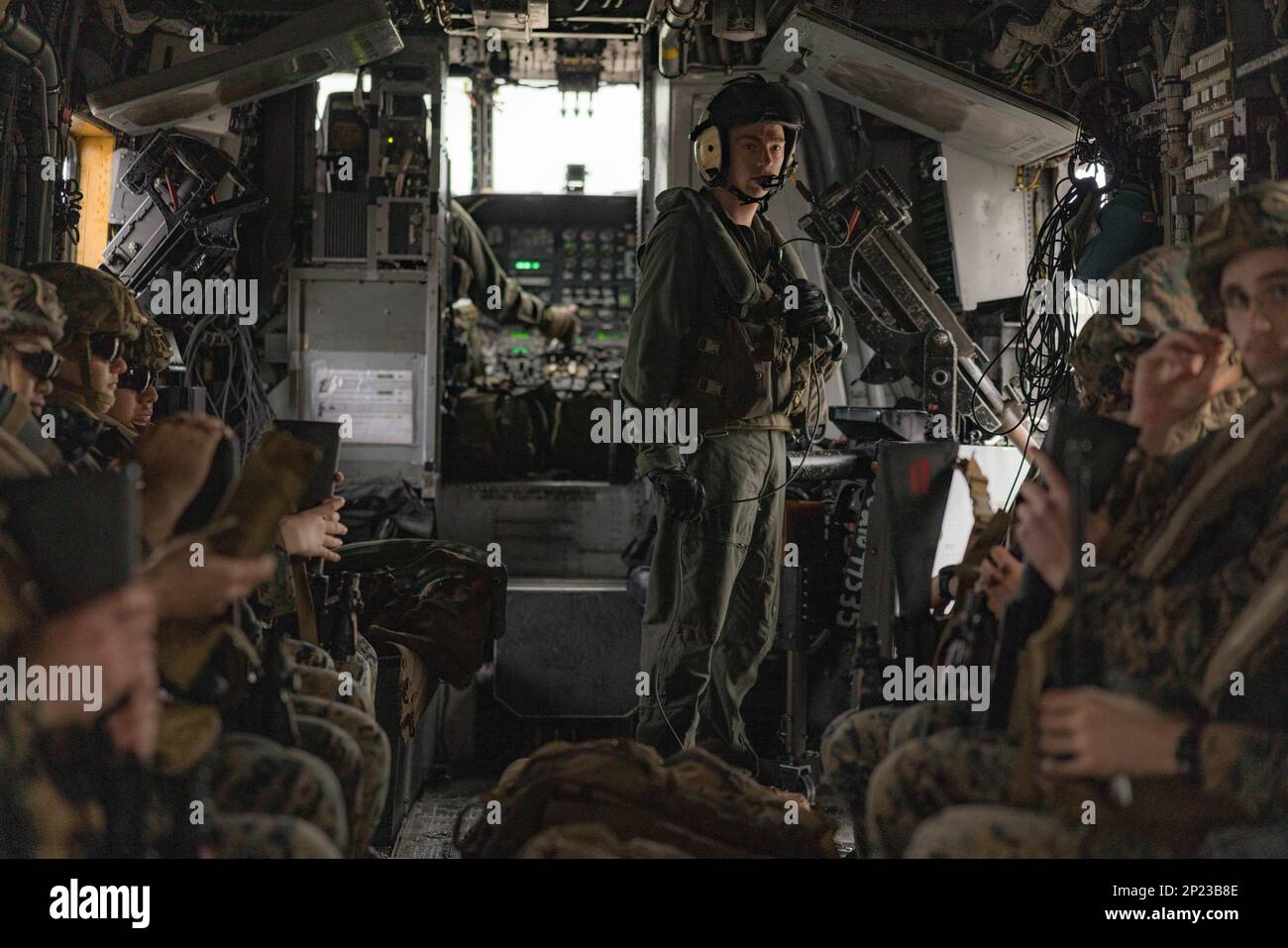 U.S. Marines with Marine Aviation Logistics Squadron 36, 1st Marine ...