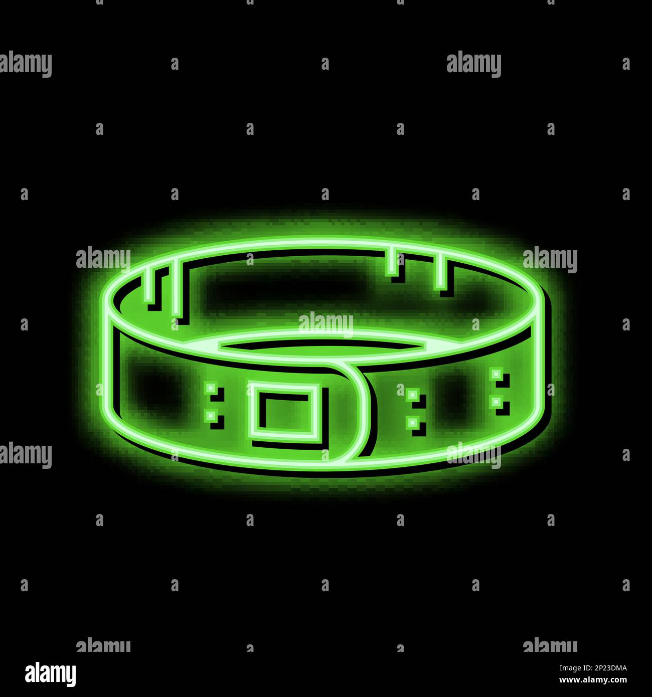 clip on head neon glow icon illustration Stock Vector Image & Art - Alamy