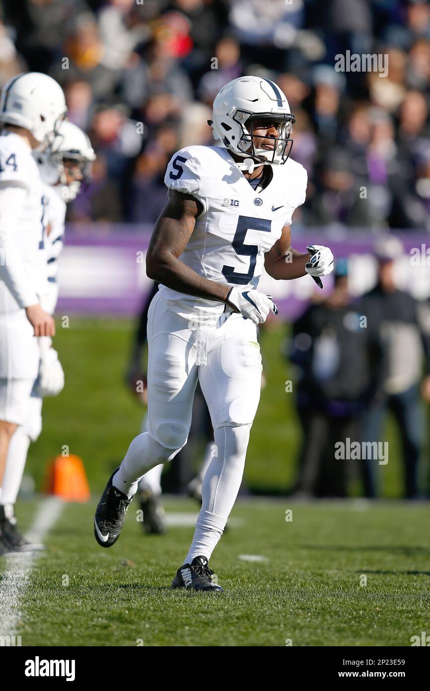 Penn State wide receiver DaeSean Hamilton (5) runs during a NCAA ...