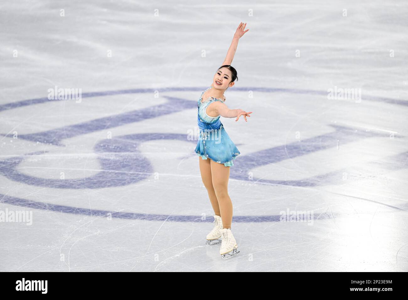 Clare SEO (USA), during Junior Women Free Skating, at the ISU World ...