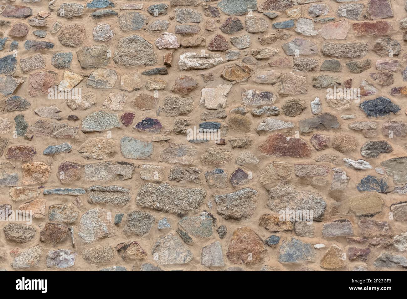 Architecture textures, detailed and rustic of paired masonry granite ...