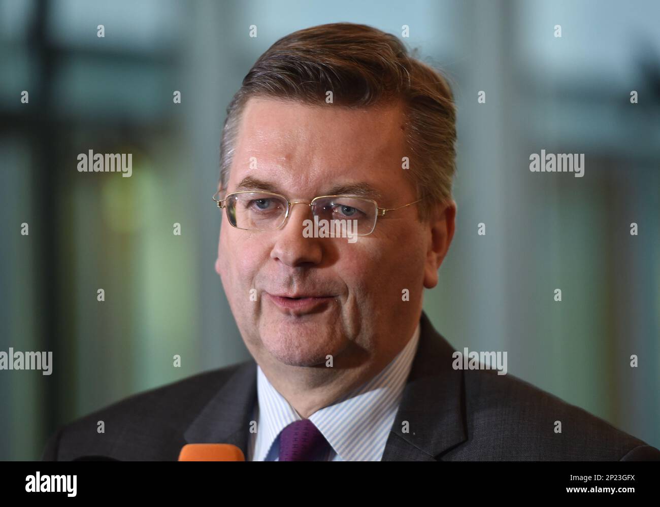 German Football Federation, DFB, Treasurer Reinhard Grindel gives a ...